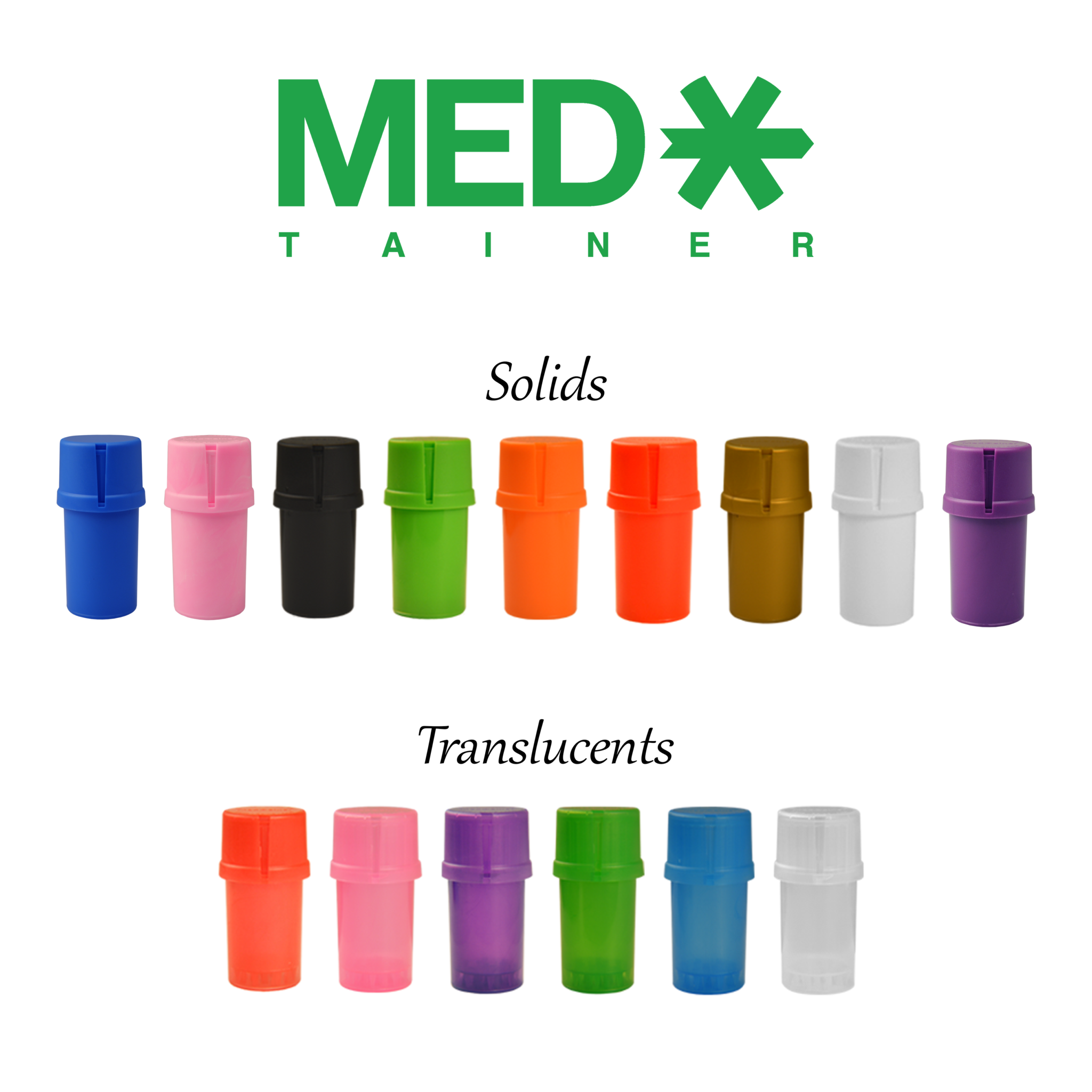 Medtainer Storage Container w/ Built In Grinder-Same Day Shipping ...