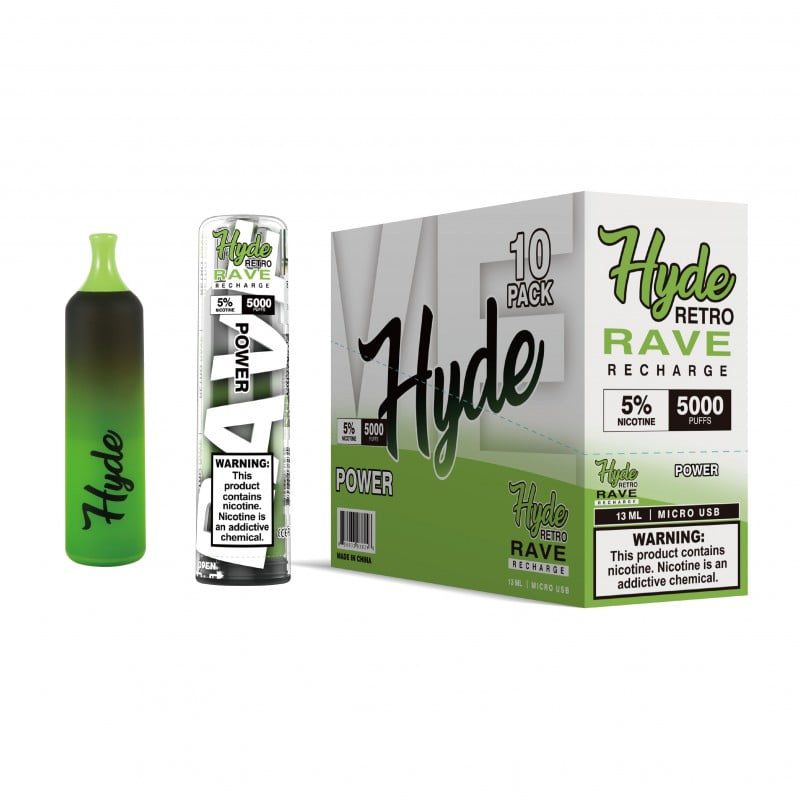 Hyde Retro Rave Rechargeable Disposable | 5000 Puffs - Buy Pods Now