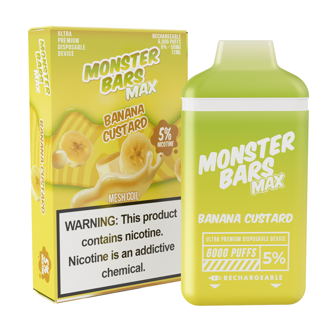 Monster Bars Max Disposable | 6000 Puffs - Buy Pods Now