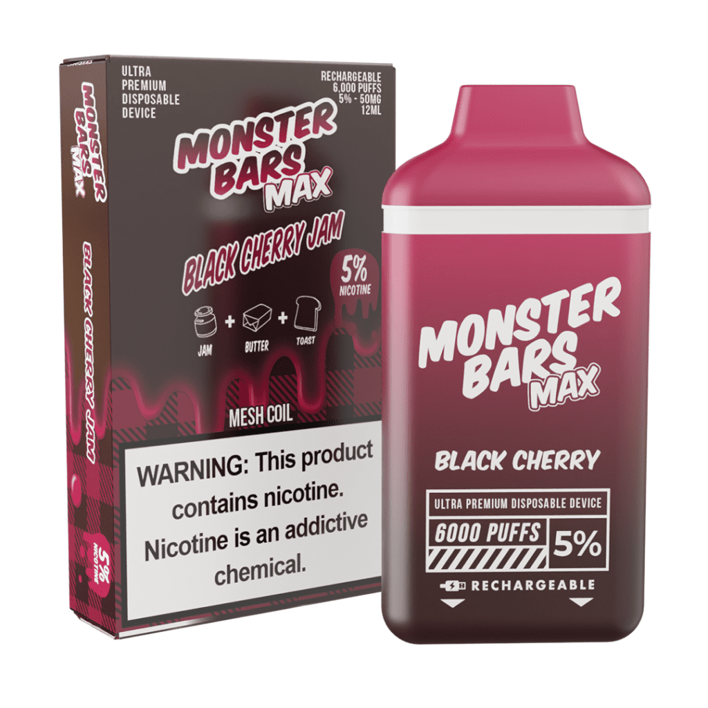 Monster Bars Max Disposable | 6000 Puffs - Buy Pods Now