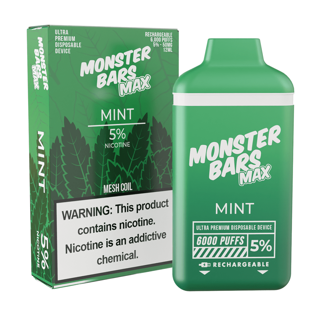 Monster Bars Max Disposable | 6000 Puffs - Buy Pods Now