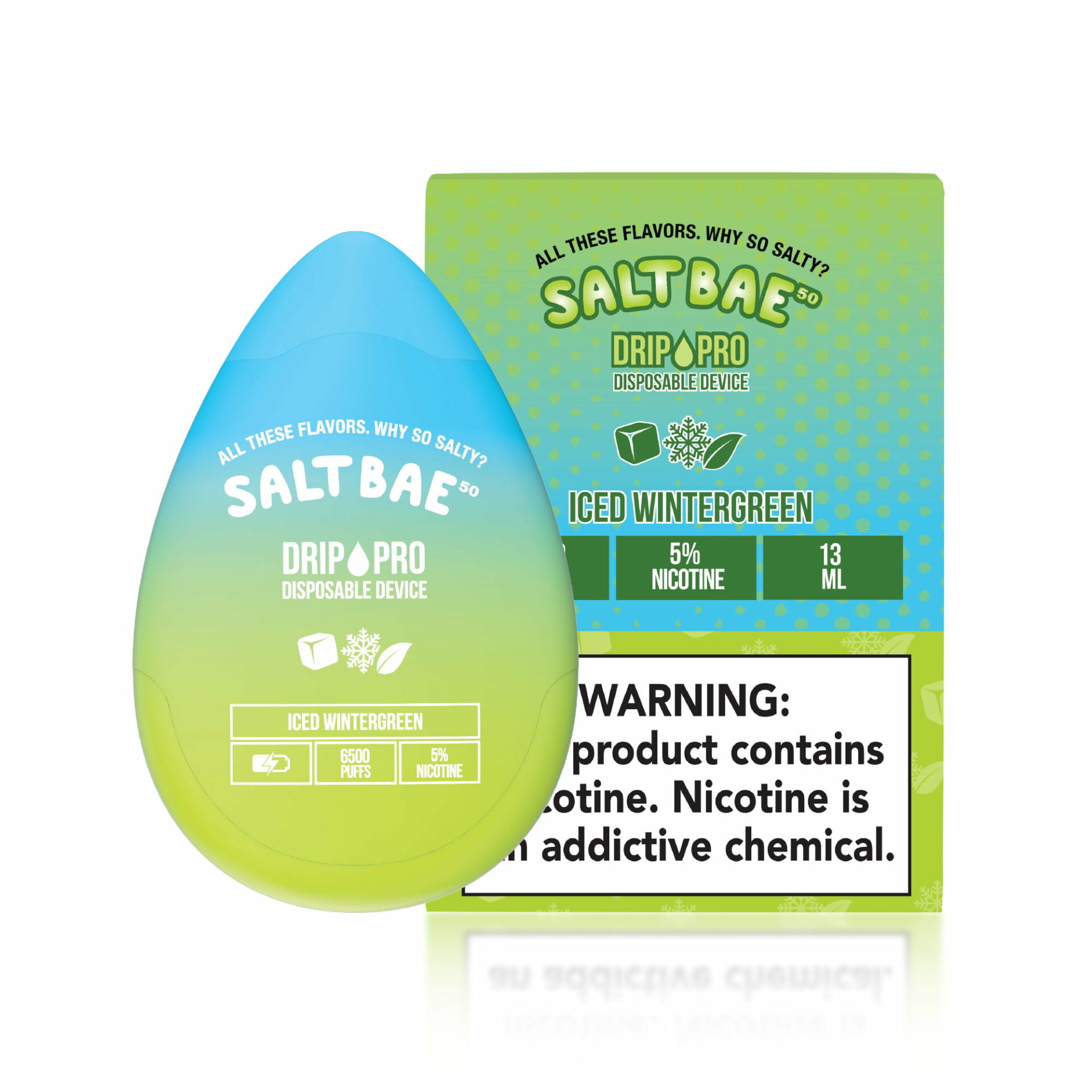 Salt Bae Drip Pro Disposable Device | 6500 Puffs - Buy Pods Now