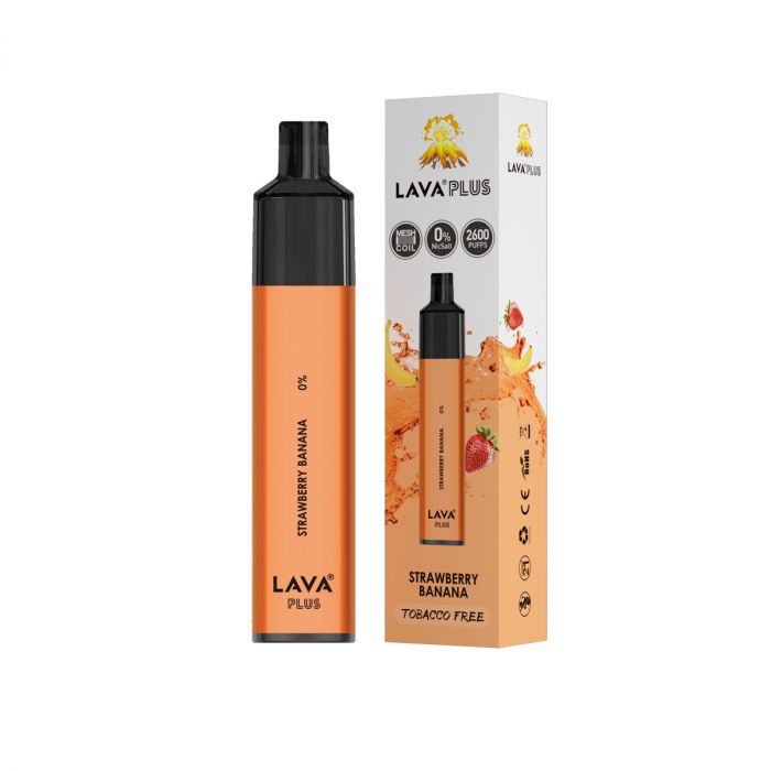 Lava Plus Disposable Vape Tobacco Free 0% Nic | 2600 Puffs - Buy Pods Now