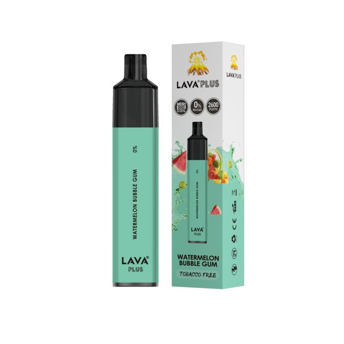 Lava Plus Disposable Vape Tobacco Free 0% Nic | 2600 Puffs - Buy Pods Now
