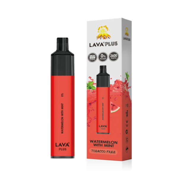 Lava Plus Disposable Vape Tobacco Free 0% Nic | 2600 Puffs - Buy Pods Now