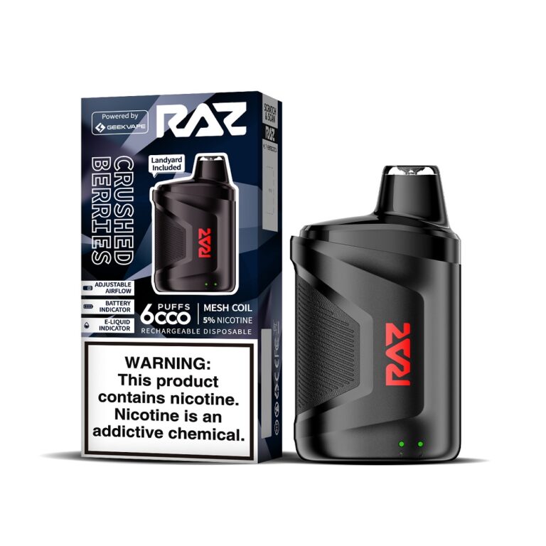 Geek Vape Raz CA6000 Disposable Vape | 6000 Puffs - Buy Pods Now
