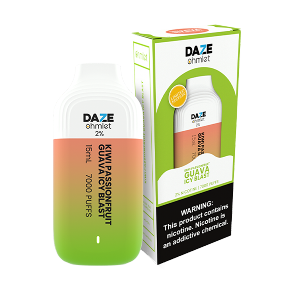 7 Daze Ohmlet Disposable 2% Nic | 7000 Puffs - Buy Pods Now