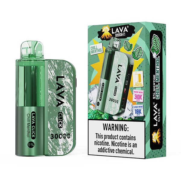 Lava Click Disposable Vape Kit | 30000 Puffs | Buy Pods Now