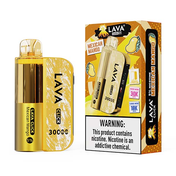 Lava Click Disposable Vape Kit | 30000 Puffs | Buy Pods Now